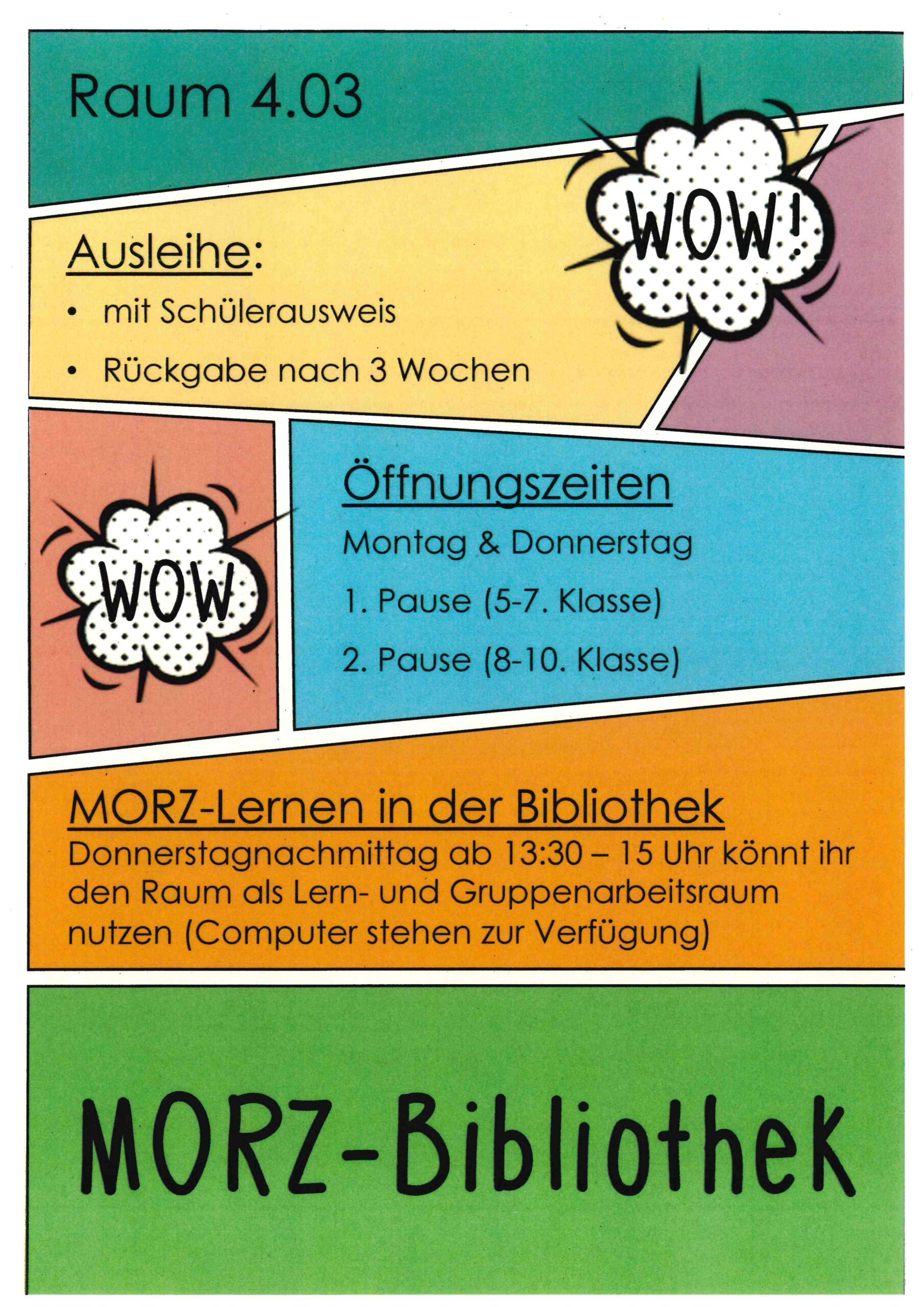 Unsere Schulbibliothek ist wieder geöffnet! – MORZ – Montfort ...